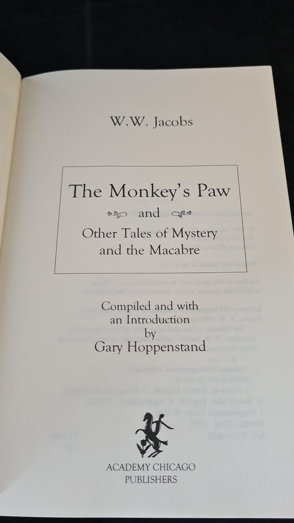 W W Jacobs - The Monkey's Paw & Other Tales of Mystery, Chicago, 1997 ...