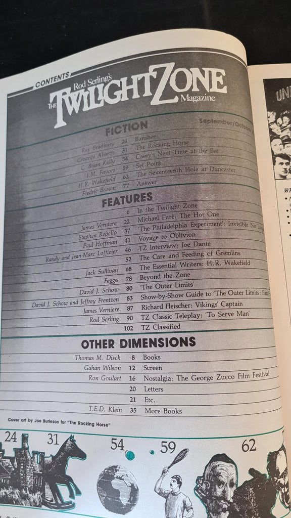 Rod Serling's - The Twilight Zone Magazine, October 1984 – Richard ...