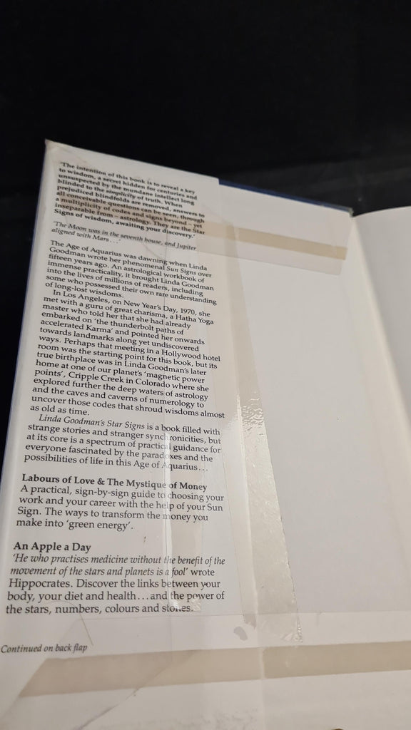 Linda Goodman's Star Signs, Guild Publishing, 1988 – Richard Dalby's Library