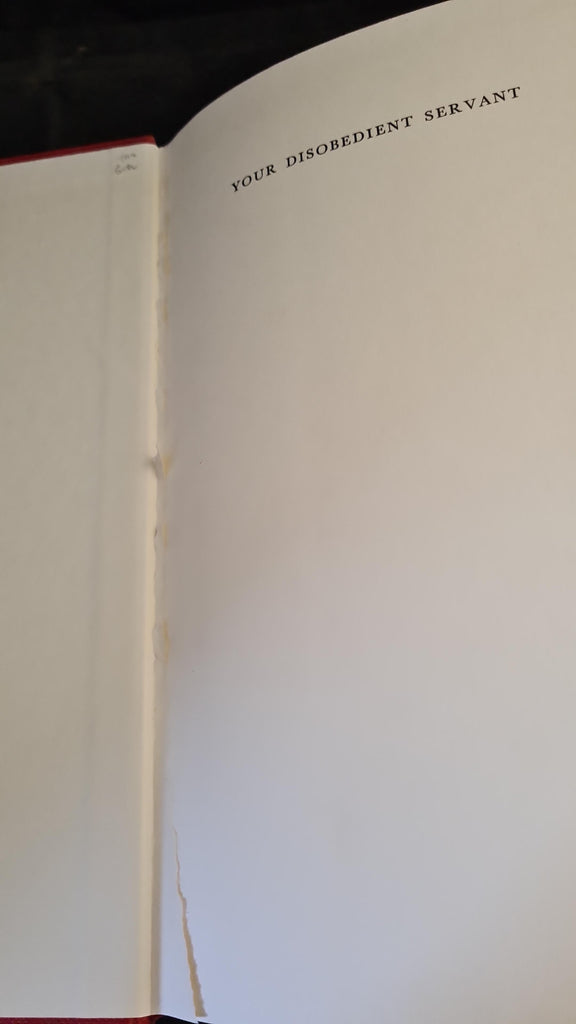 Leslie Chapman - Your Disobedient Servant, Chatto & Windus, 1978 – Richard Dalby's Library