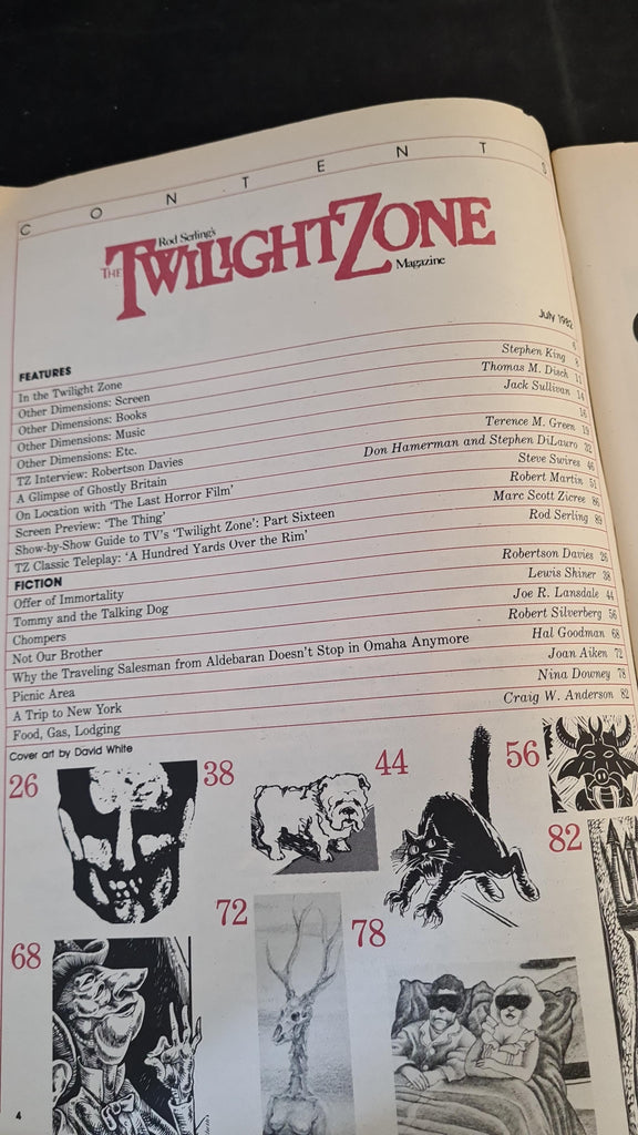 Rod Serling's - The Twilight Zone Magazine, Volume 2 Number 4 July 198 ...