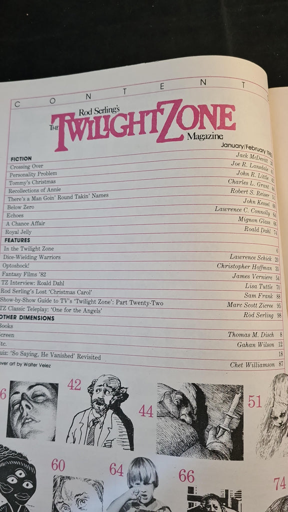 Rod Serling's The Twilight Zone Magazine, Volume 2 Number 11 January/F ...