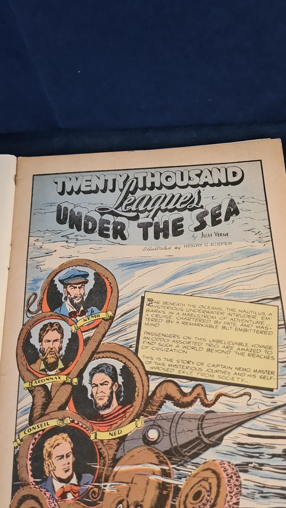 Jules Verne - 20,000 Leagues Under The Sea, Classics Illustrated Numbe ...