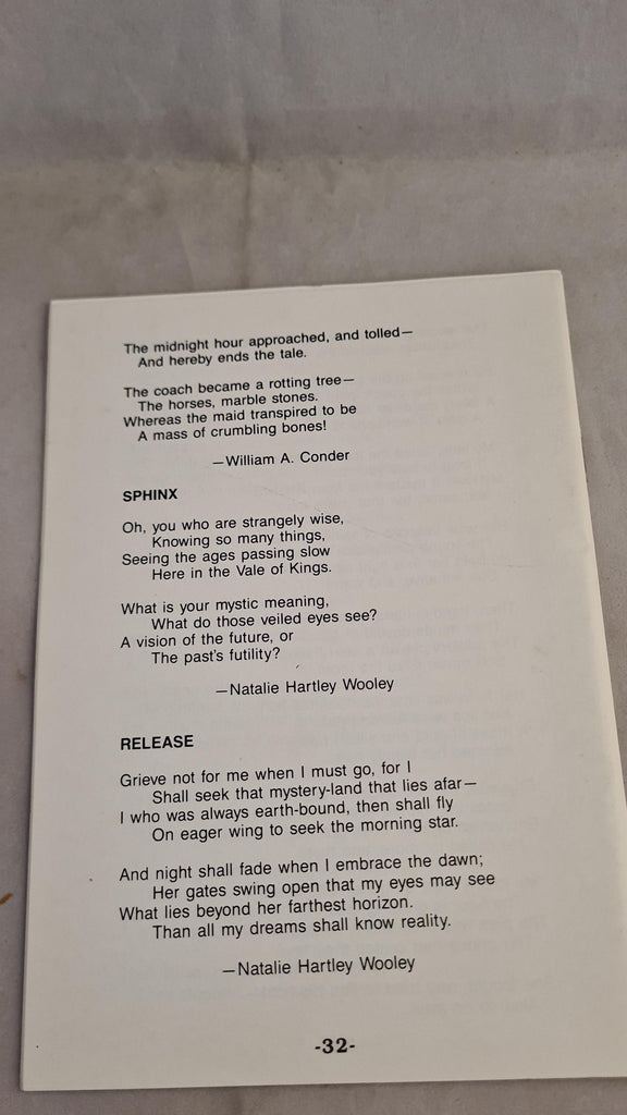 The Arkham Sampler Volume 1 Number 4, 1984, In Memoriam: Jim Spencer ...