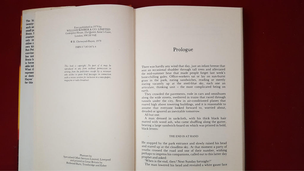 R Chetwynd-Hayes - The Brats A Novel Of The Future, William Kimber, 19 – Richard Dalby's Library