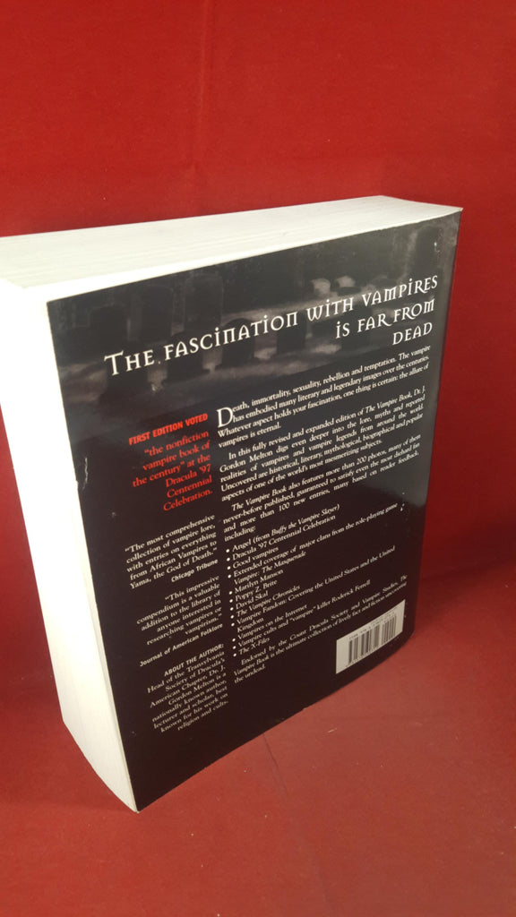 Gordon Melton - The Vampire Book, Encyclopedia of the Undead, Visible – Richard Dalby's Library