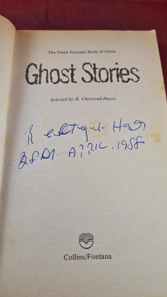R Chetwynd-Hayes - 9th Fontana Book of Great Ghost Stories, Collins, 1 – Richard Dalby's Library