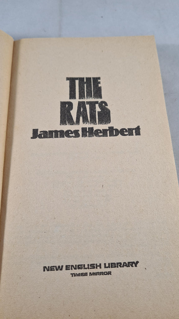 James Herbert - The Rats, New English, 1979, Paperbacks – Richard Dalby's Library