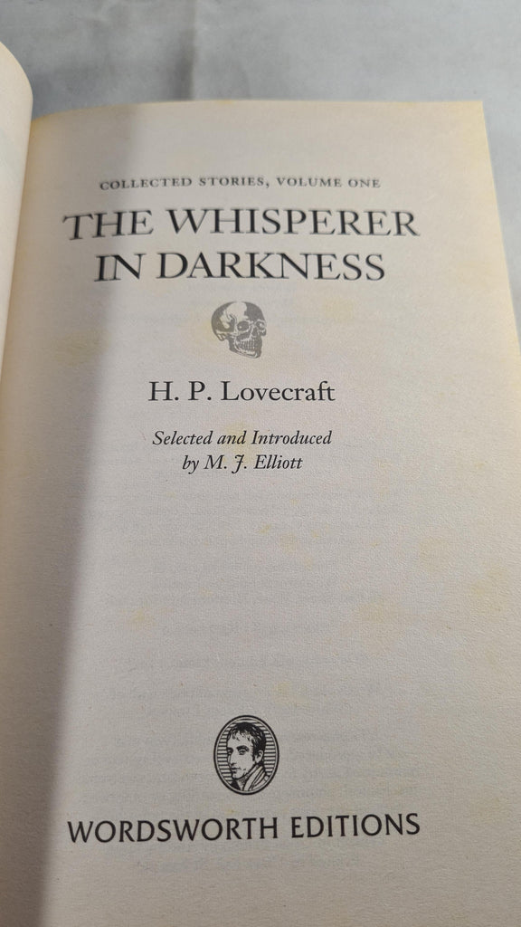 H P Lovecraft - The Whisperer in Darkness Volume One, Wordsworth, 2007 ...