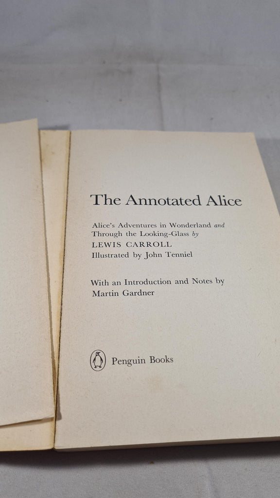 Lewis Carroll - The Annotated Alice, Penguin Book, 1965, Paperbacks – Richard Dalby's Library