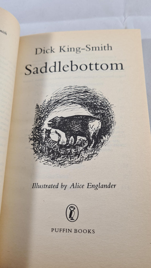 Dick King-Smith - Saddlebottom, Puffin Books, 1987, Paperbacks ...