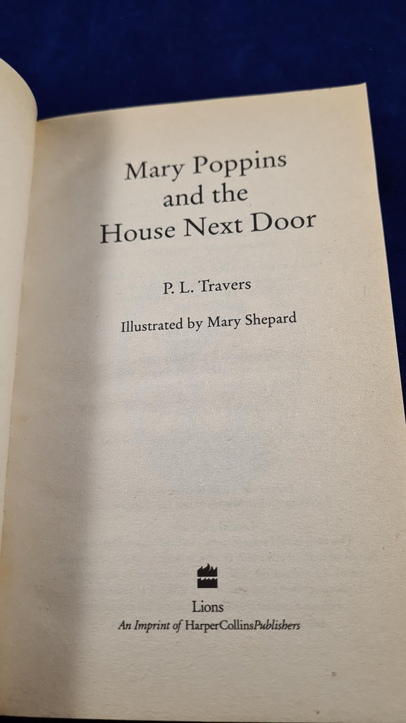 P L Travers - Mary Poppins & the House Next Door, Lions, 1994, Paperba ...