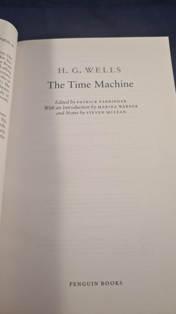 H G Wells - The Time Machine, Penguin Classics, 2005, Paperbacks ...