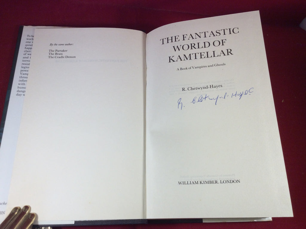 R. Chetwynd- Hayes, The Fantastic World of Kamtellar: A Book of Vampir – Richard Dalby's Library