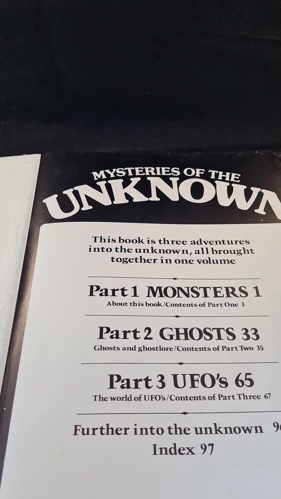 Mysteries of the Unknown, Monsters Ghosts & UFO's, Usborne, 1979 ...