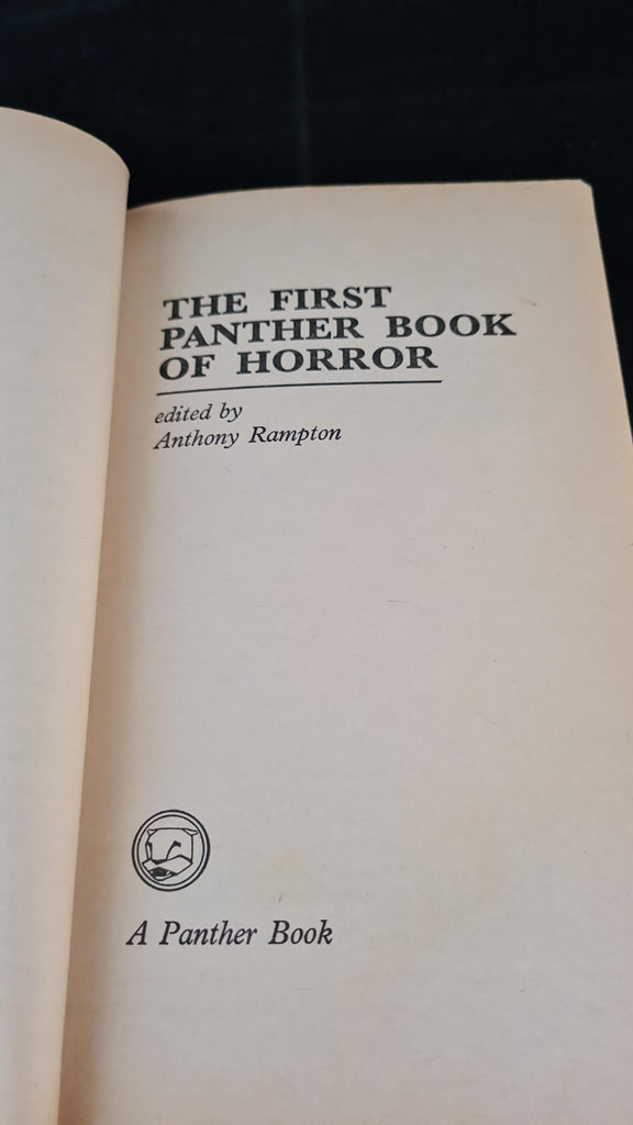 Anthony Rampton - First Panther Book of Horror, 1965, First Edition, P ...