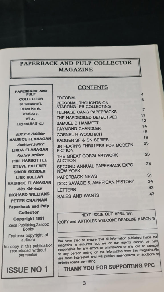 Paperback and Pulp Collector Number 1 – Richard Dalby's Library