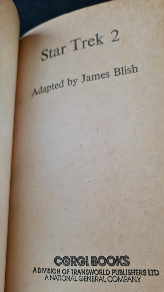 James Blish - Star Trek 2, Corgi Books, 1972, Paperbacks – Richard ...