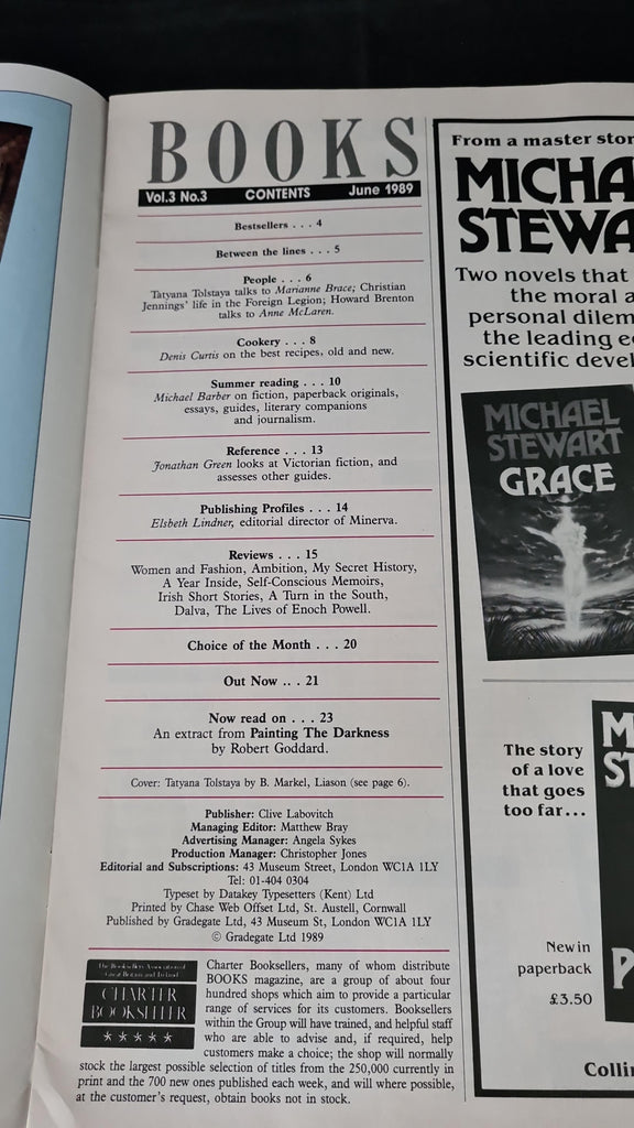 Books - Volume 3 Number 3 June 1989 – Richard Dalby's Library