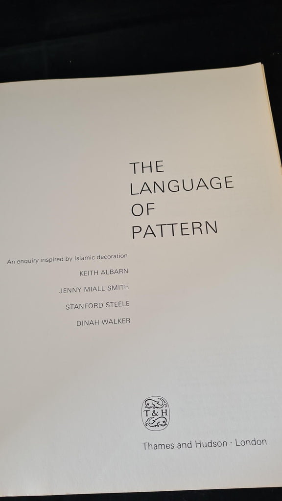 Keith Albarn - The Language of Pattern, Thames & Hudson, 1974 – Richard ...