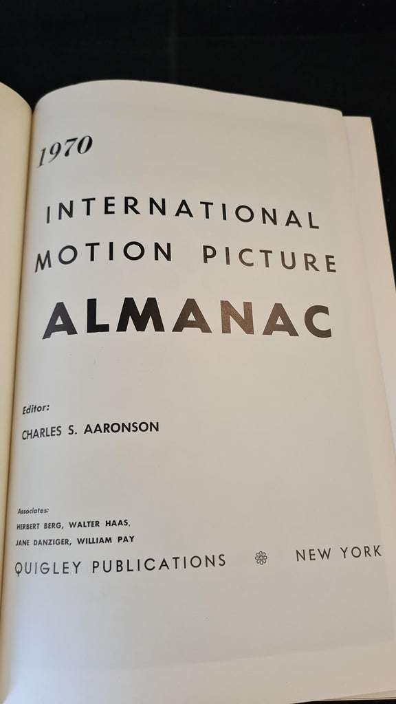Charles S Aaronson - International Motion Picture Almanac 1970, Quigle ...