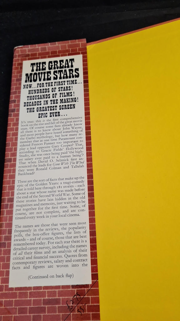 David Shipman - The Great Movie Stars, The Golden Years, Hamlyn, 1970 ...