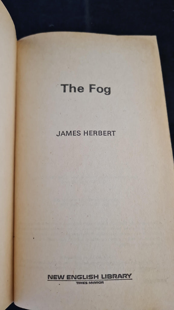James Herbert - The Fog, New English, 1976, Paperbacks – Richard Dalby ...
