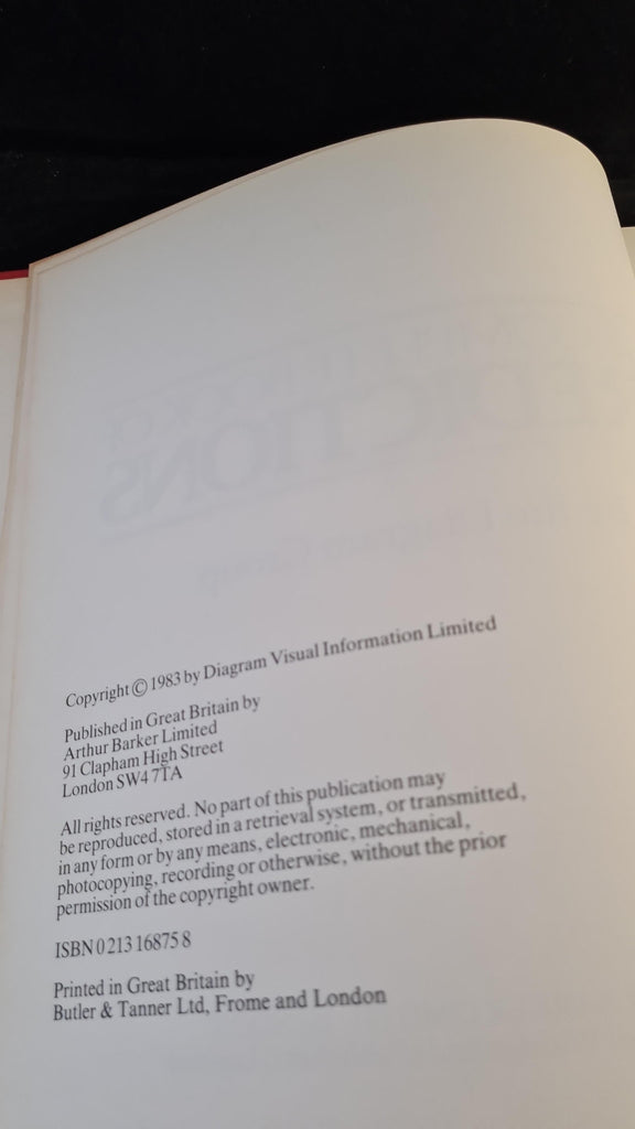 Diagram Group - The Complete Book of Predictions, Arthur Barker, 1983 ...