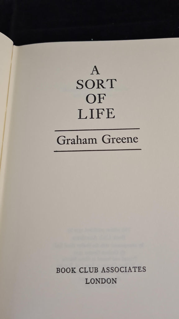 Graham Greene - A Sort of Life, Book Club, 1972 – Richard Dalby's Library