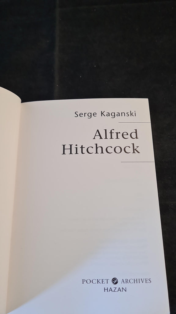 Serge Kaganski - Alfred Hitchcock, Pocket Archives, 1997 – Richard ...