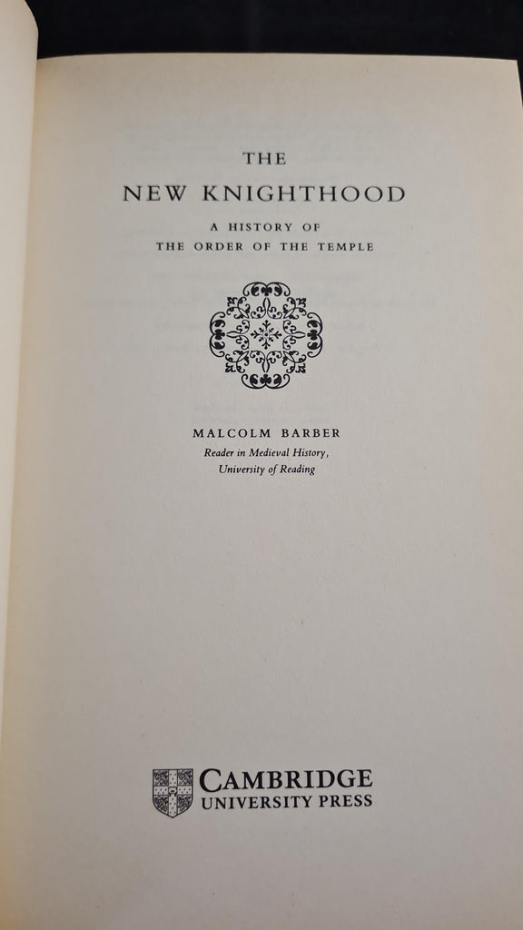 Malcolm Barber - The New Knighthood, Cambridge, 1995, Paperbacks ...