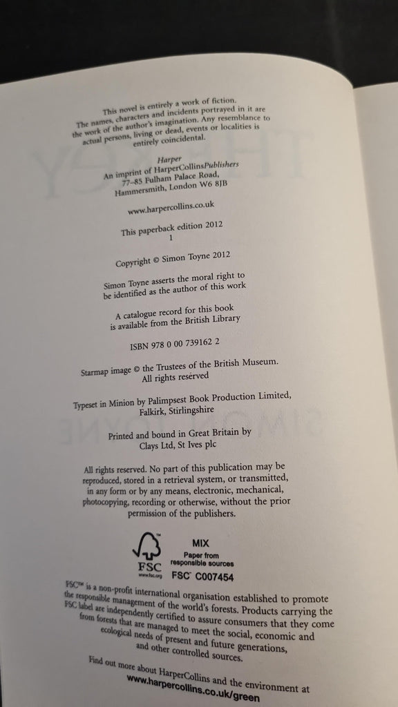 Simon Toyne - The Key, Harper, 2012, Paperbacks – Richard Dalby's Library