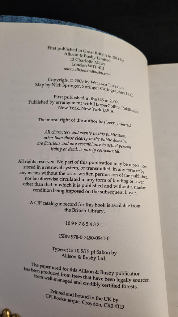 William Dietrich - The Dakota Cipher, Allison & Busby, 2011, Paperback ...