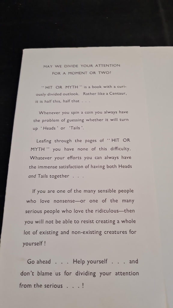 James Riddell - Hit or Myth, Atrium Press, no date – Richard Dalby's ...