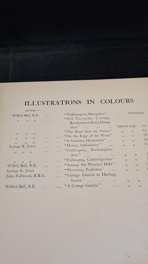 Sydney R Jones - The Village Homes of England, The Studio, 1912 ...