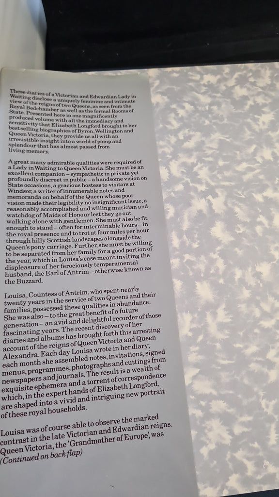 Elizabeth Longford - Louisa Lady in Waiting, Jonathan Cape, 1979 ...