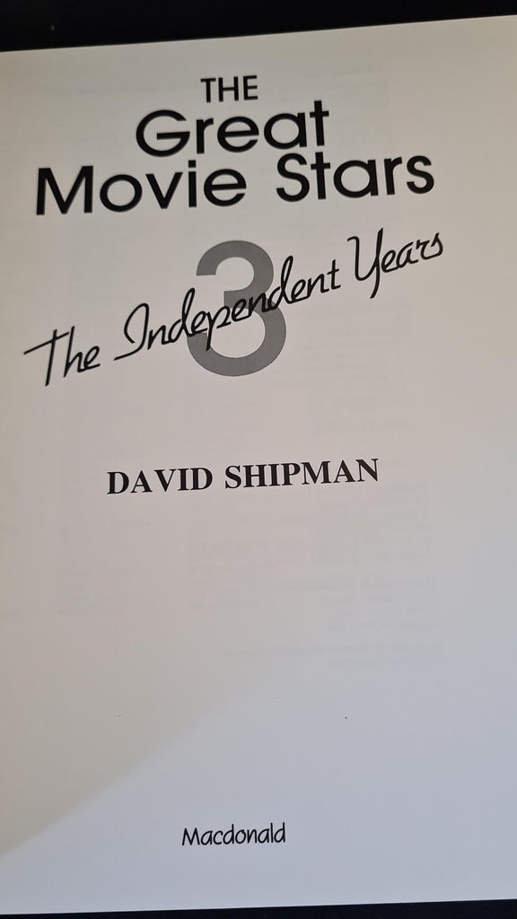 David Shipman - The Great Movie Stars 3, Macdonald, 1991 – Richard ...
