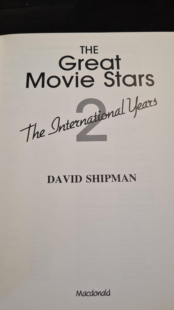 David Shipman - The Great Movie Stars 2, Macdonald, 1989 – Richard ...