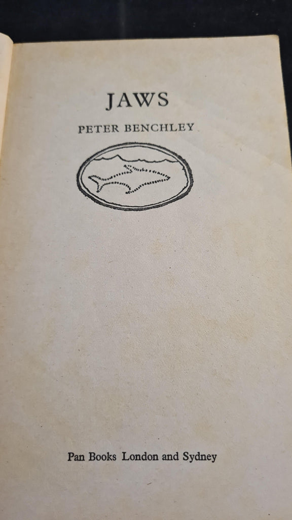 Peter Benchley - Jaws, Pan Books, 1975, Paperbacks – Richard Dalby's ...