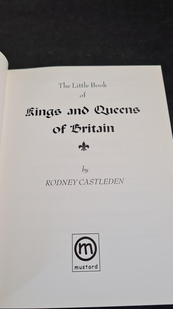 Rodney Castleden - Kings and Queens of Britain, Mustard, 1999 – Richard ...