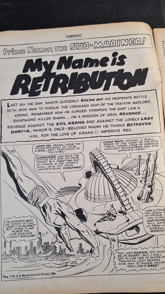 Terrific, Best of British Comics Number 16 July 29 1967 – Richard Dalby ...