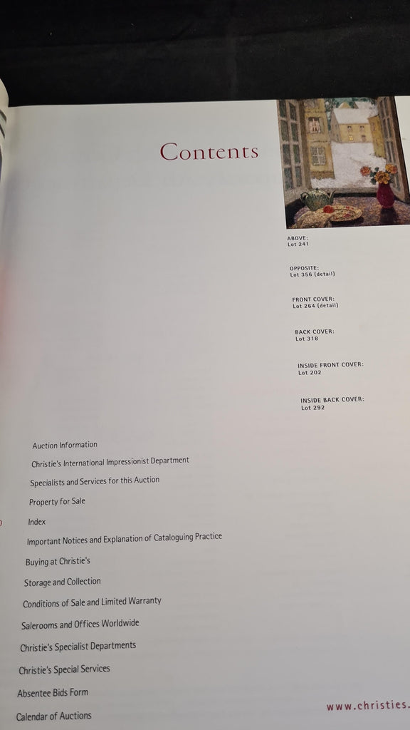 Christie's 4 February 2003, Impressionist & Modern Art, London ...