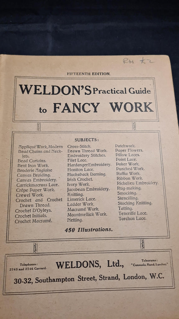 Weldon's Practical Guide to Fancy Work, Fifteenth Edition – Richard ...