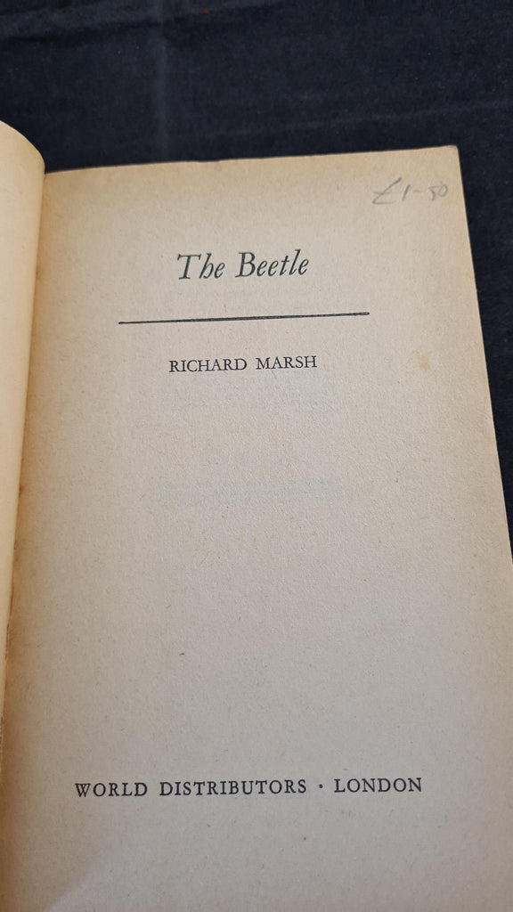 Richard Marsh - The Beetle, Consul Books, 1965, Paperbacks – Richard ...