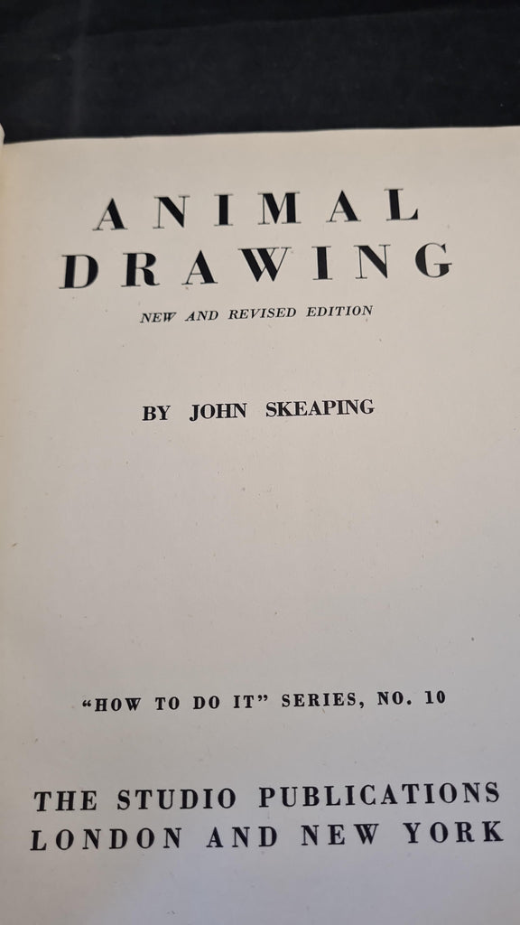 John Skeaping - Animal Drawing, Studio Publications, 1947 – Richard ...