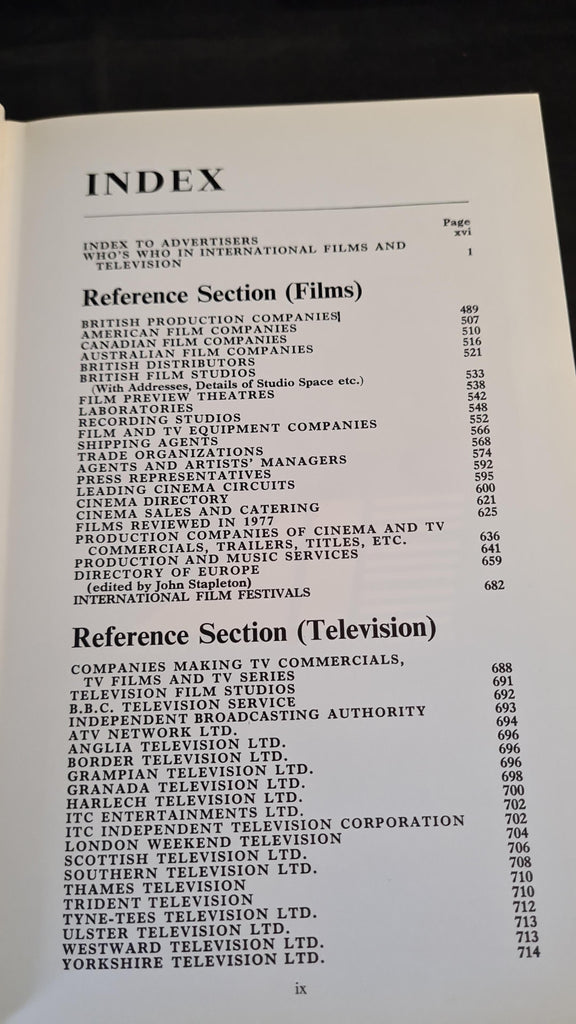 Peter Noble - 1978-9 International Film & TV Year Book – Richard Dalby ...