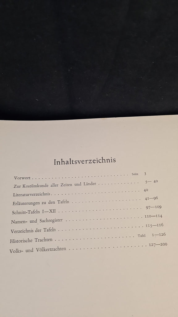 Wolfgang Bruhn/Max Tilke - Das Kostumwerk, Ernst Wasmuth, 1941, German ...