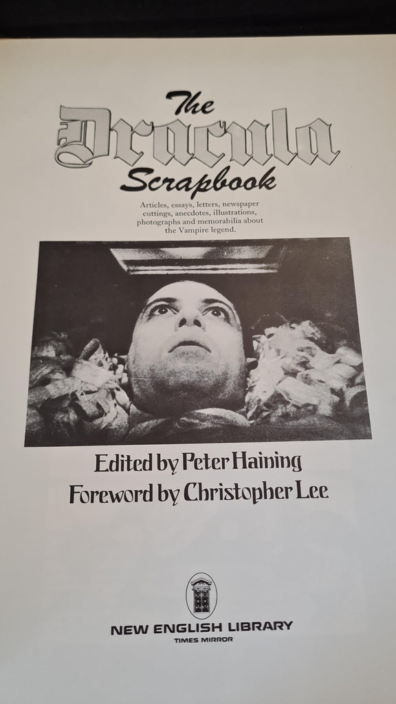 Peter Haining - The Dracula Scrapbook, New English Library, 1976 ...