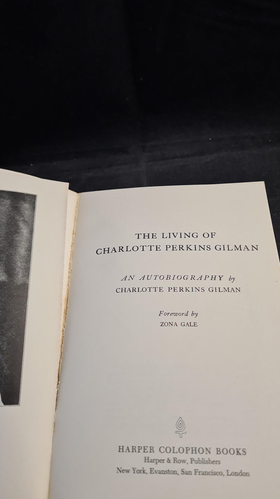 Charlotte Perkins Gilman, An Autobiography, Harper, 1975, Paperbacks ...