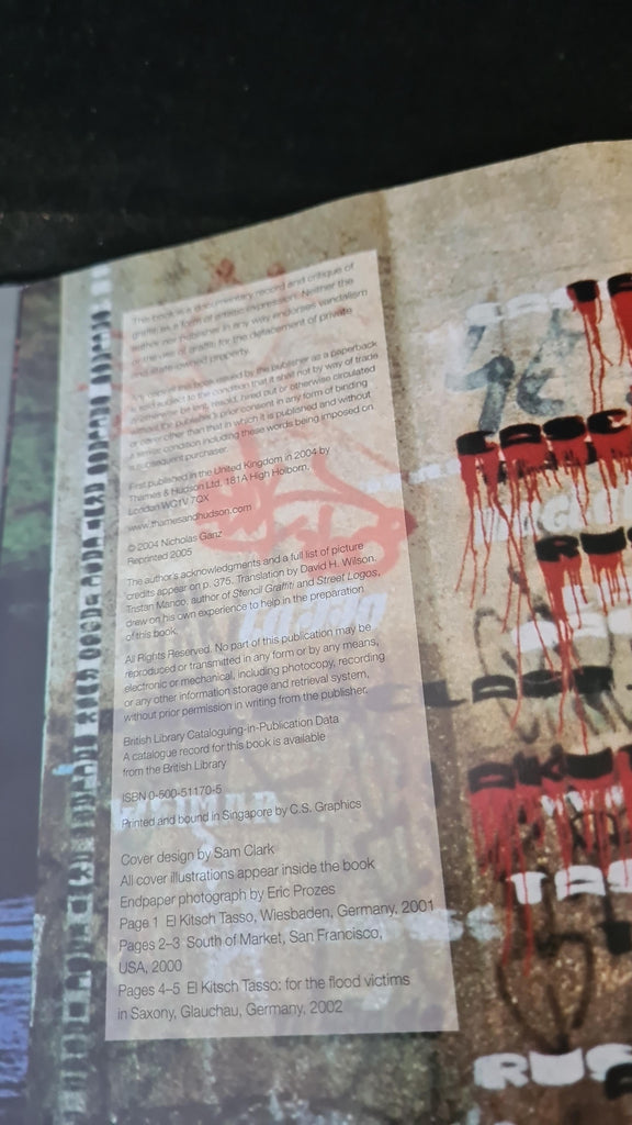 Nicholas Ganz - Graffiti World, Thames & Hudson, 2005 – Richard Dalby's ...